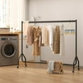 Nefoso Clothing Garment Rack,Heavy Duty Clothes Rack with 4 Universal ...