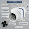 Five Oceans In-Line Bilge Blower, Boat Engine Blower, for 3-Inch ...