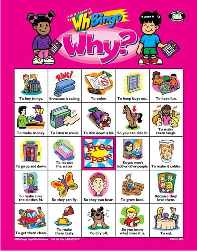 Super Duper Publications | Ask & Answer Wh Bingo Board Game ...