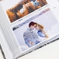 300 Photo Album 4x6, Black Linen Cover Photo Book with Front Window ...