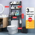 Otufan 3-Tier Stainless Steel Over the Toilet Rack, Small Bathroom ...