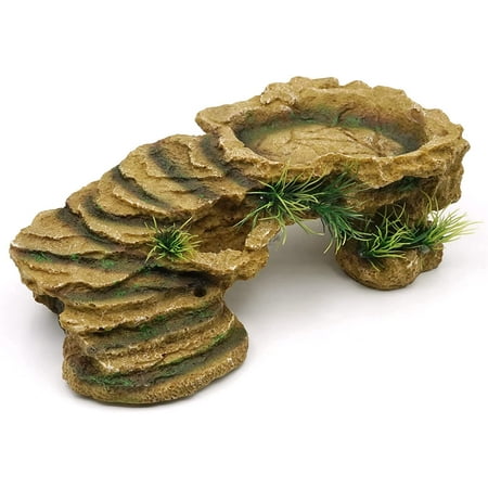 Turtle Platform, Reptile Platform, Imitation Rock Terrarium, Resin ...