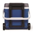 Igloo Products 8090267 16 qt. Latitude 16 Roller Hard Cooler, Indigo Blue & Meteorite - Walmart.com