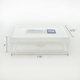 BAZIC Clear Plastic Pencil Case Utility Storage Box, Stackable, Non ...