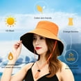 Womens Wide Brim Sun Hat Foldable Summer Uv Protection Bucket Hat