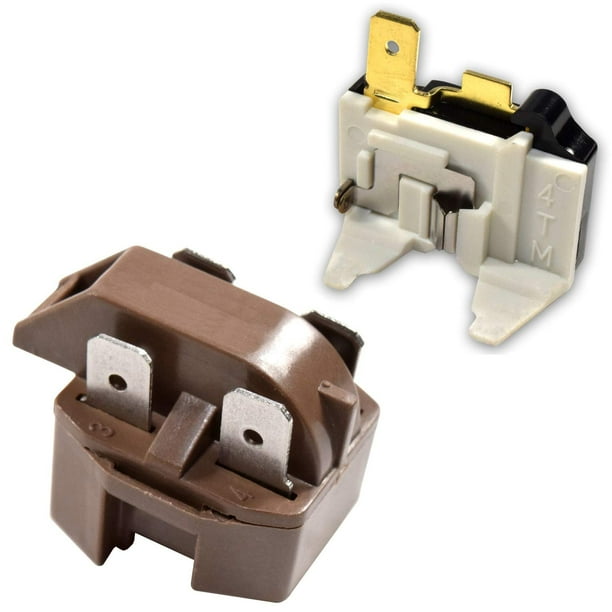 HQRP Refrigerator Compressor PTC Starter/Start Relay and Overload Kit ...