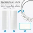 Ring Sizer Adjuster for Loose Rings - 12 Pack, 2 Sizes for Different ...