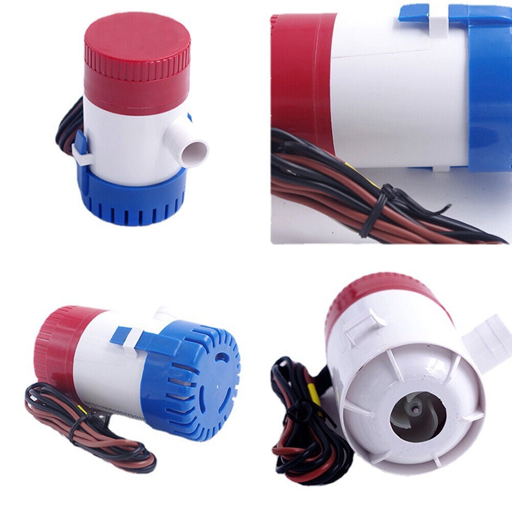 US 2 Pack 1100GPH 12V Electric Marine Submersible Bilge Sump Water Pump ...