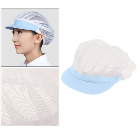 Chef Hats Mesh chef Caps Hair Hats with Brim,for catering colleges ...