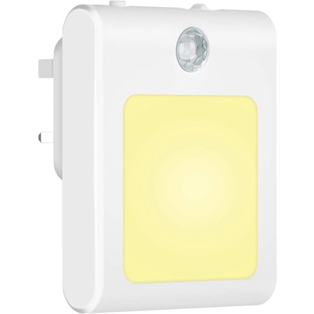 Night Light Plug in Walls, Motion Sensor Warm White LED Night Lights ...