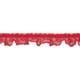 Wyla Red Ruffled Lace Trim 90 feet - Walmart.com