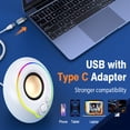 Plug Play Soundbar Multimedia sound Producer With Dynamic Color Lights ...