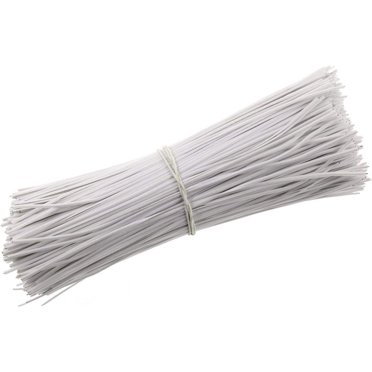 JAM Elastic String Ties, Gold Metallic, 50/Pack, Small, 10" Loop ...