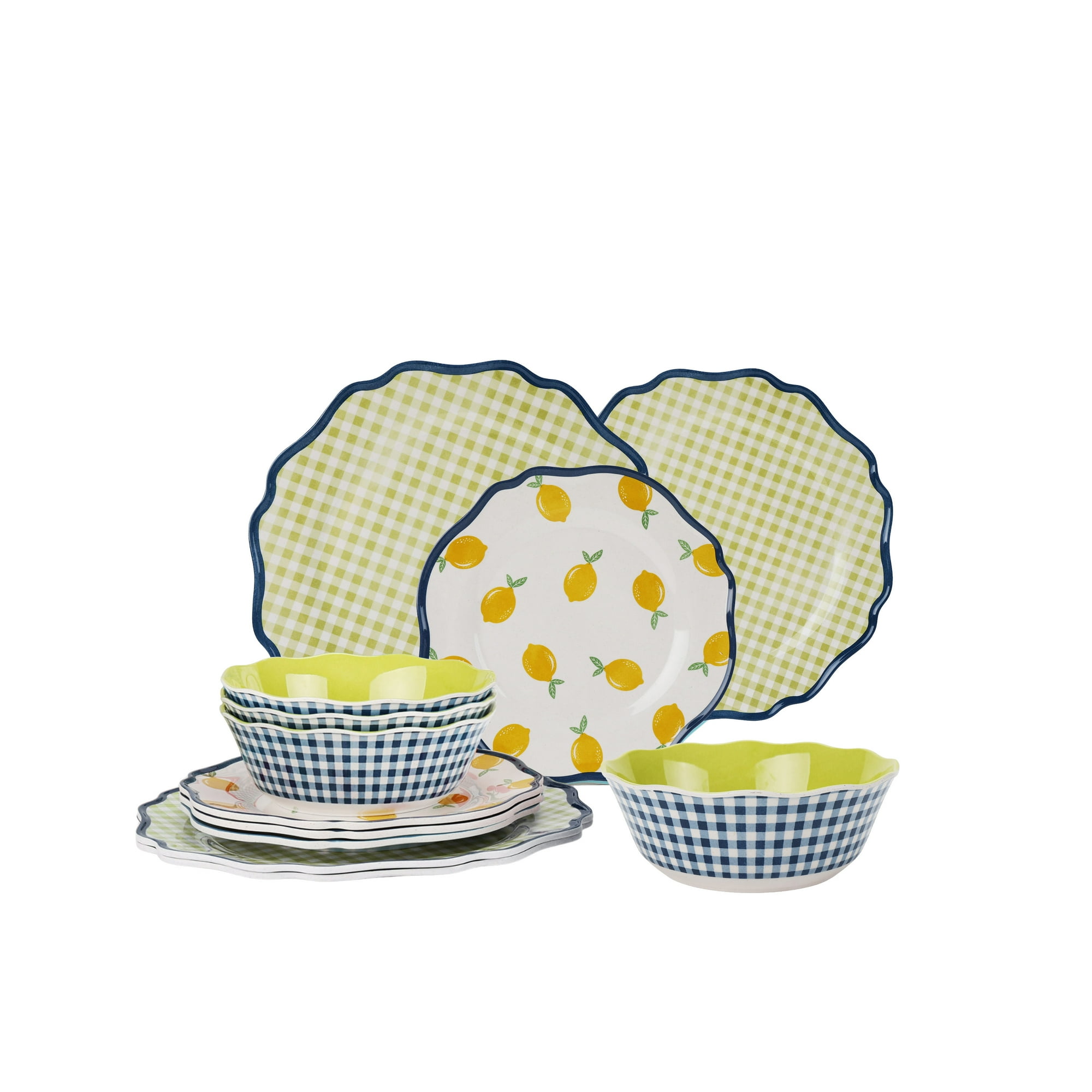 Click here for Homestrends Hometrends Lemon Bamboo Melamine Dinne... prices