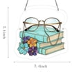 Acrylic Suncatcher Puzzle Book Themed Window Decor Rainbow Maker Light ...