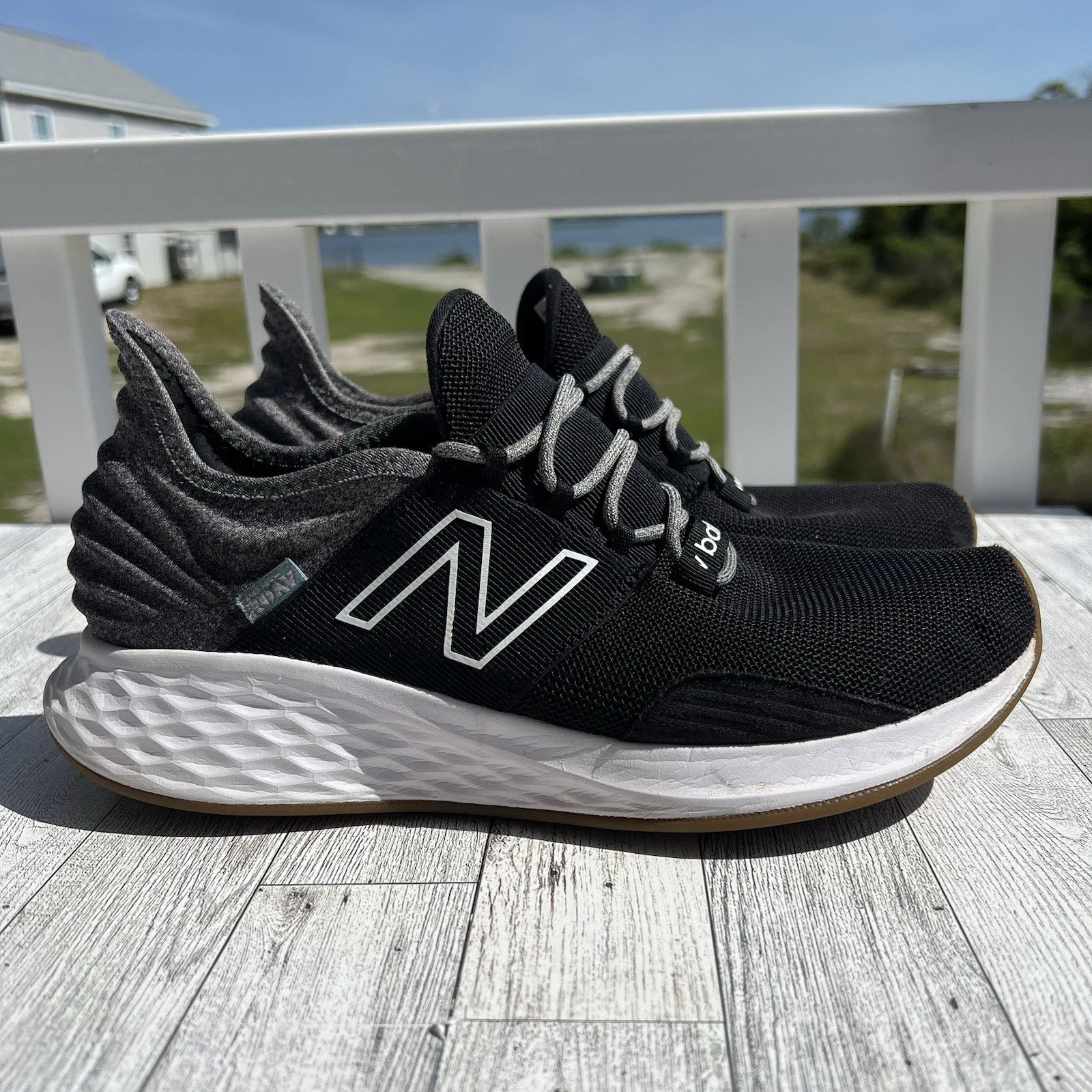 New Balance Mens Fresh Foam Roav V1 Size 10M Black Running Shoes ...