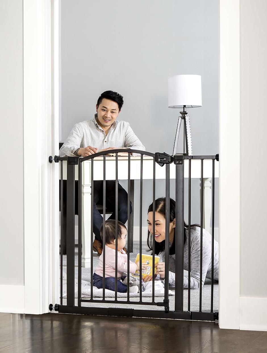 Regalo Extra Wide Bronze Arched Décor Safety Gate, Extra Wide Bronze ...