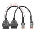 Bike Motorcycle Engine Diagnostic Scanner Cable, for 6+4 Pin Systems ...