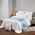 Blue Coastal Sea Turtle Bed Runner Scarf Twin Size, Summer Beach ...