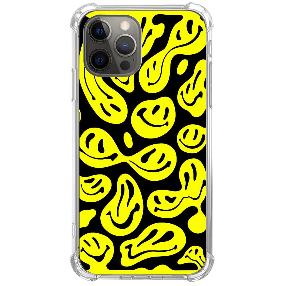 Yellow Smiley Face Case for iPhone 13 Pro,Aesthetic Art Design TPU Bumper Cover Case - Walmart.com