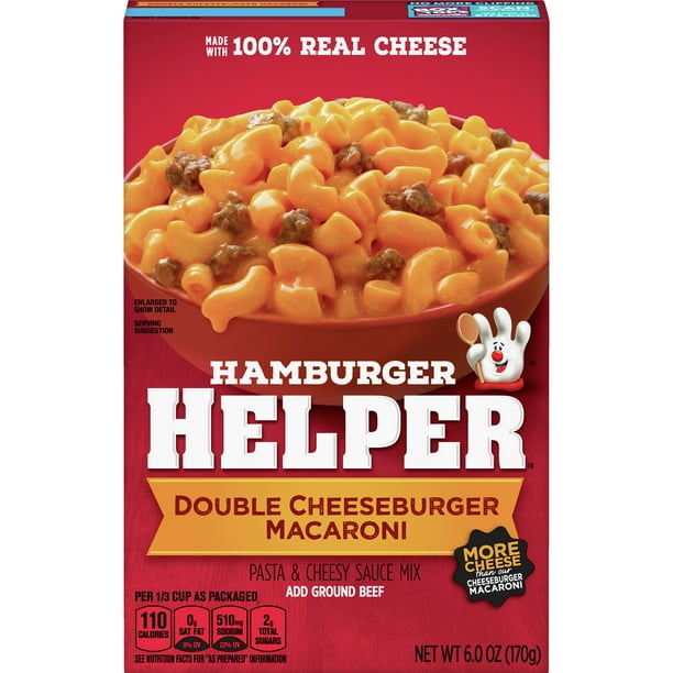 Hamburger Helper Double Cheeseburger Macaroni Hamburger Helper 6 Oz ...