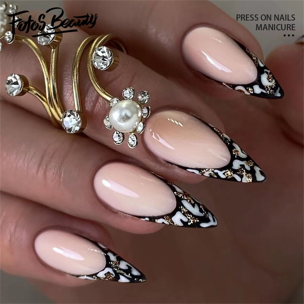 Click here for Fofosbeauty 24pcs Press On False Nails Tips  Stile... prices