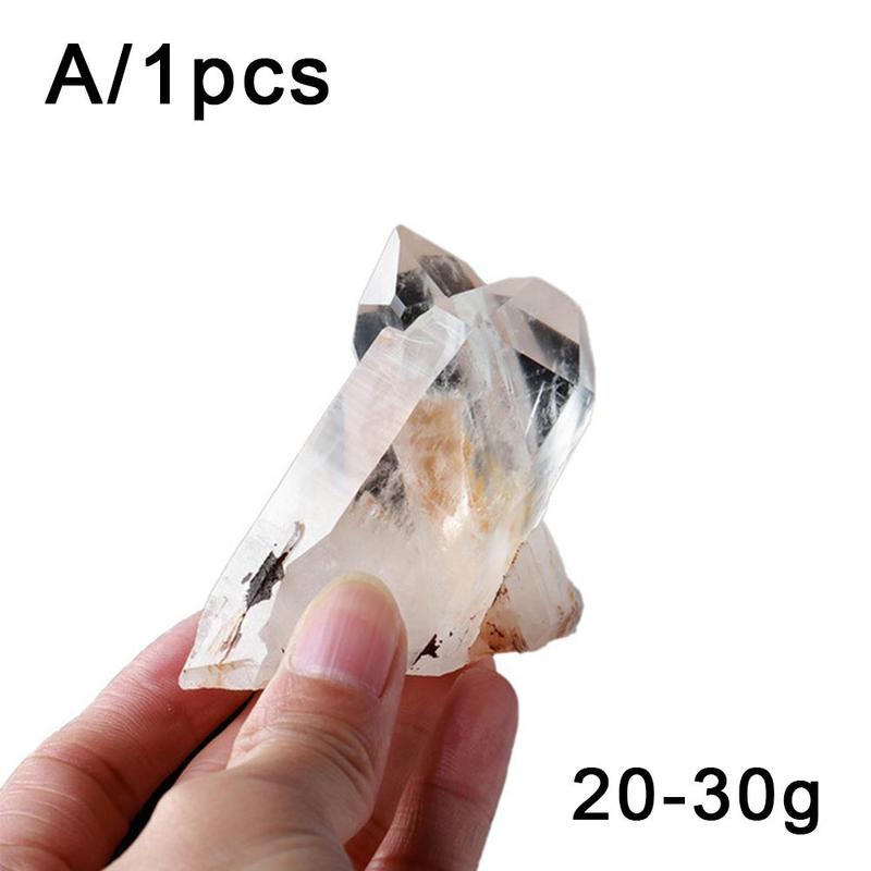 ZEREA Natural White Quartz Crystal Cluster,20-80g White Crystal Cluster ...