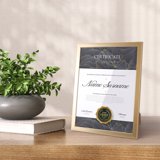 8.5x11 Copper Color Picture Frame Set of 7 - Walmart.com