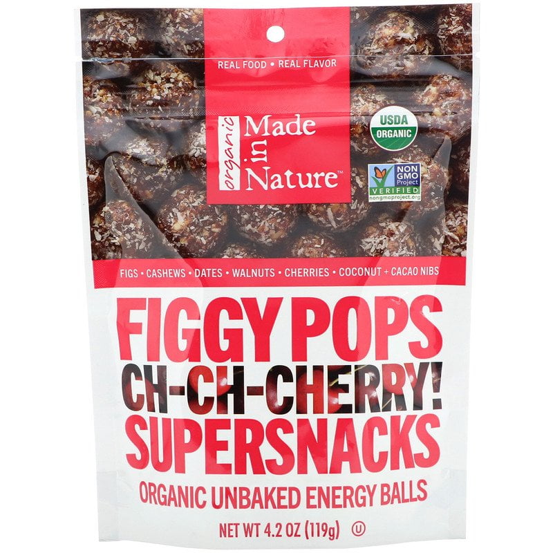 Made in Nature Organic Figgy Pops Ch-Ch-Chery Supersnacks 4.2 oz ...