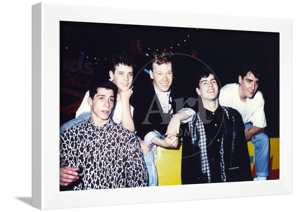 New Kids On The Block Cast Member Portrait, Framed Art Print Wall Art ...