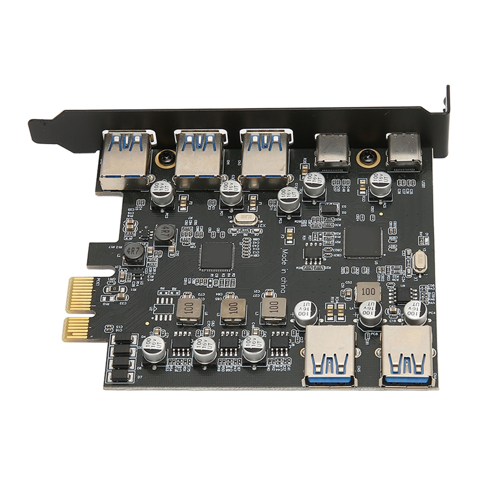 USB PCI Express Card, PCI E To USB Expansion Card Fast Efficient 7 ...