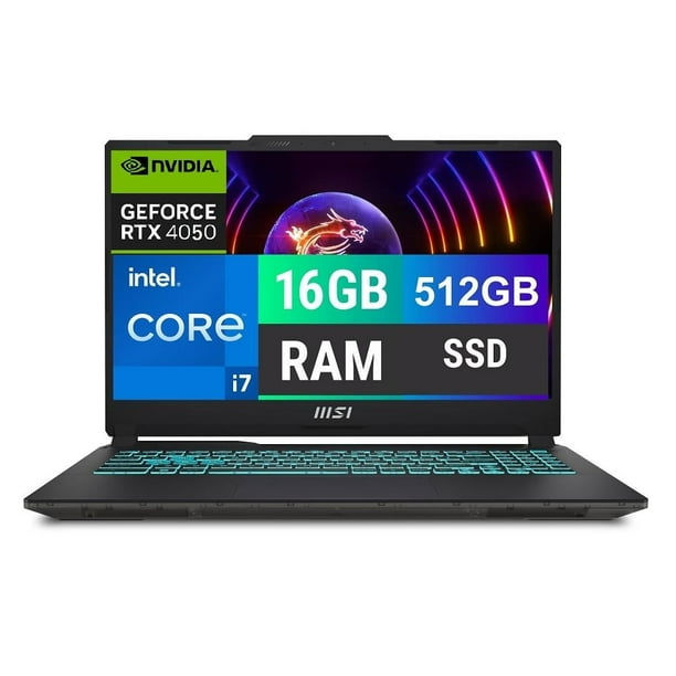 Laptop Gamer MSI Cyborg Intel Core i7 13th Gen 16GB RAM 512GB SSD ...