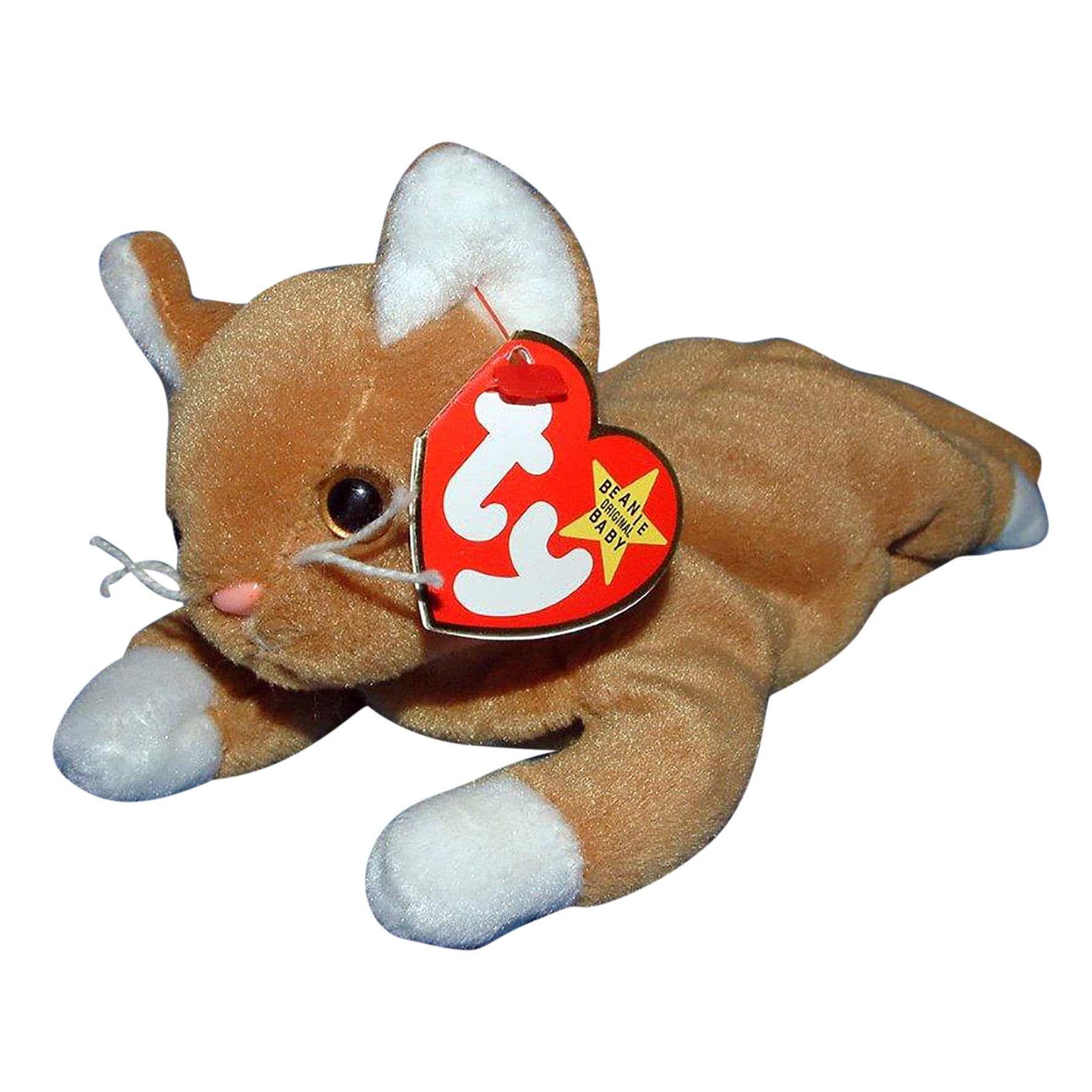 Ty Beanie Baby: Nip the Cat - White Paws | Stuffed Animal | MWMT ...