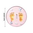 YuanGuangQ Handprint Kit for Newborn Baby, DIY Inkless Print Keepsake ...