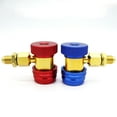 R134A R1234yf Car Auto AC High / Low Side Quick Couplers Adapters ...