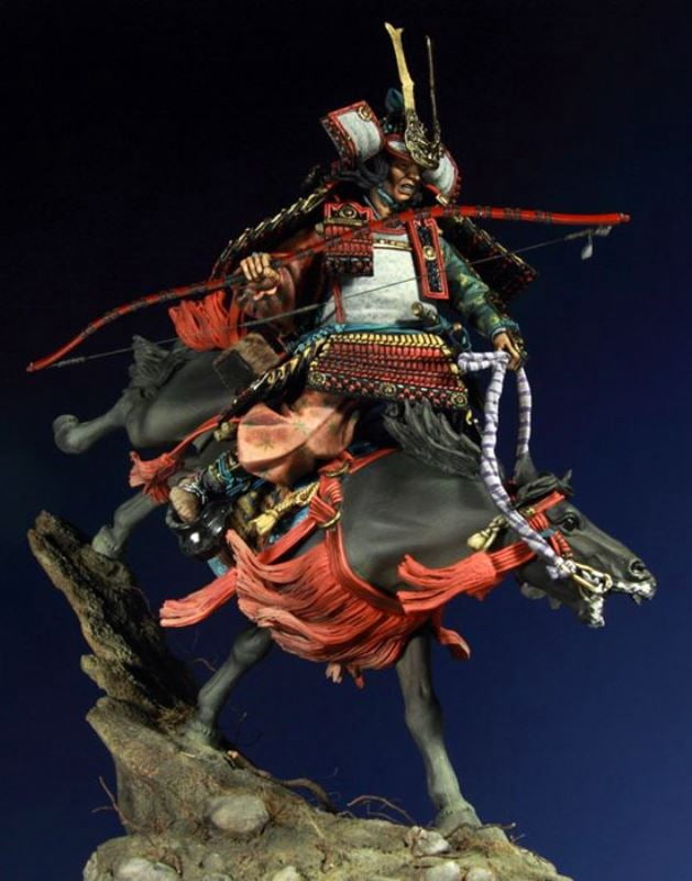 Pegaso Models 90mm General Minamoto no Yoshitsune White Metal Kit #90 ...