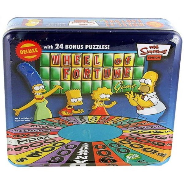 The Simpsons Wheel of Fortune Deluxe Edition with 24 Bonus Puzzles ...