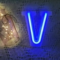 Led Light Up Letters-blue Holiday Letter Light- Battery & USB Powered ...