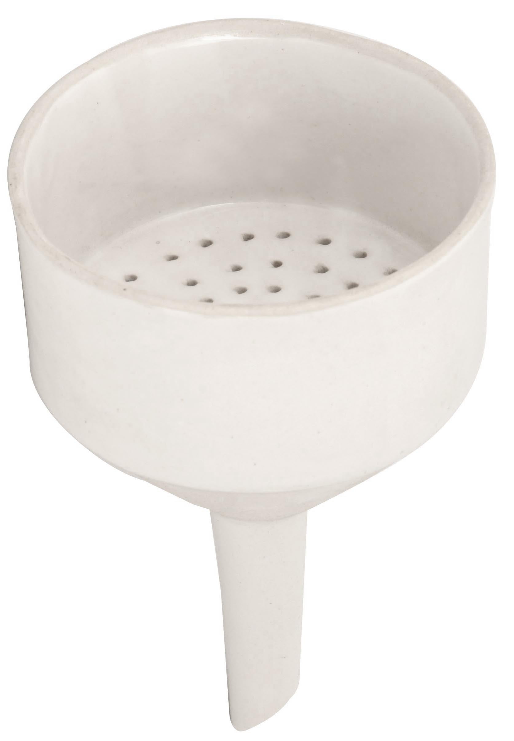 Buchner Funnel, 4" - Porcelain - Straight Sides and Perforated Plate ...
