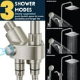 Open Box Ryamens Dual Shower Head Combo, Brushed Nickel - Walmart.com