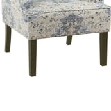 HomePop Indoor Modern Classic Swoop Arm Accent Chair for Living Room ...
