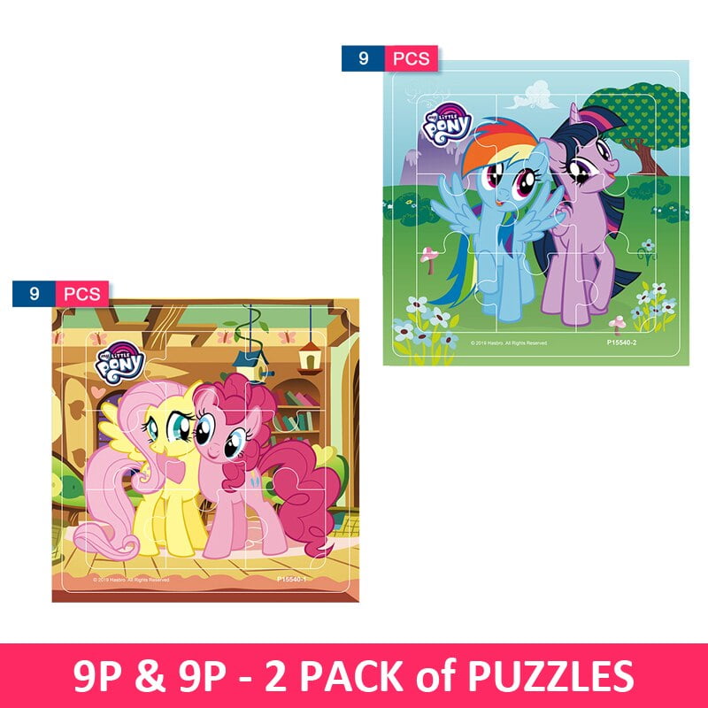 Rompecabezas de My Little Pony para niños, juego de mesa TariPaper de aprendizaje de nueva ...