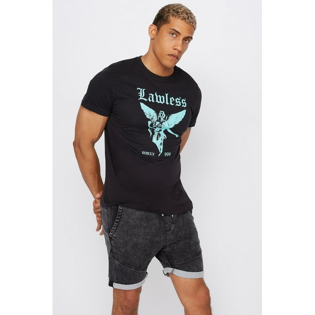 Urban Planet Men's Graphic Lawless T-Shirt - Walmart.ca