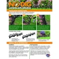 EasyFlex Decorative No-Dig Landscape Edging Kit - 10 ft., Black Wrought ...