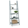 Linon Acadia 5-Tier Ladder Bookshelf - Black - Walmart.com