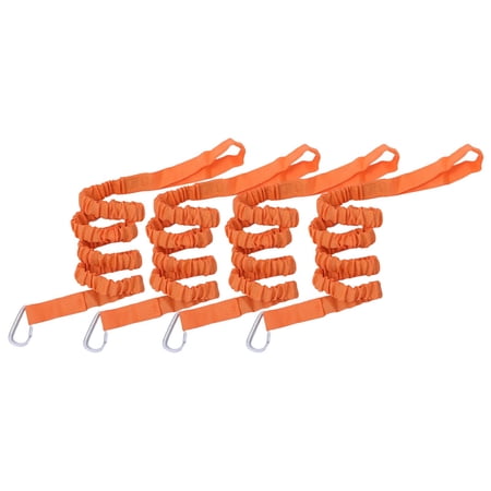 Lanyard Rod Leash Stretchable Made of Premium Nylon Orange 4pcs ...