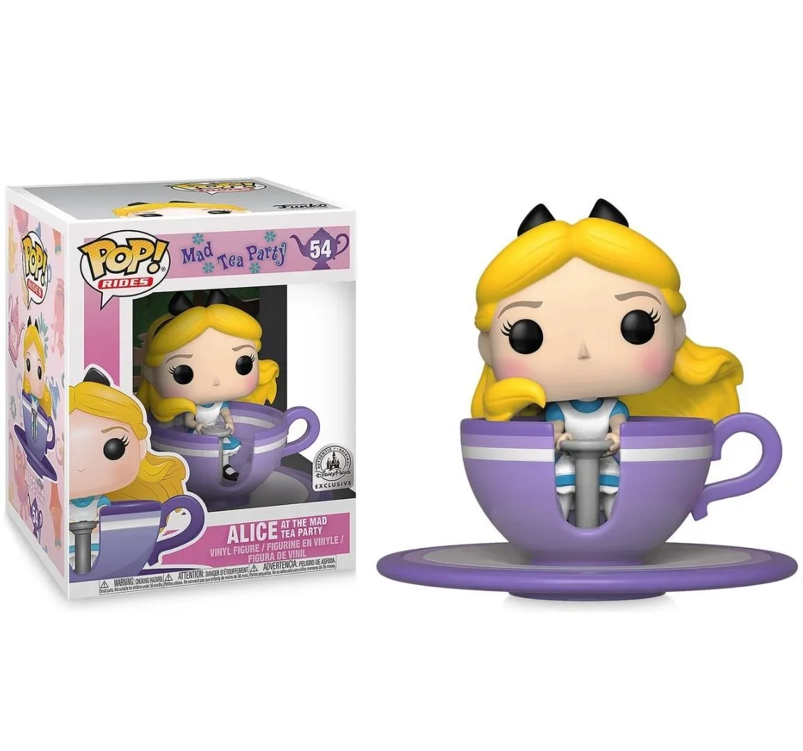 2025 Figura de vinilo Funko POP MAD Hatter 36# 181# ALICE en la fiesta ...
