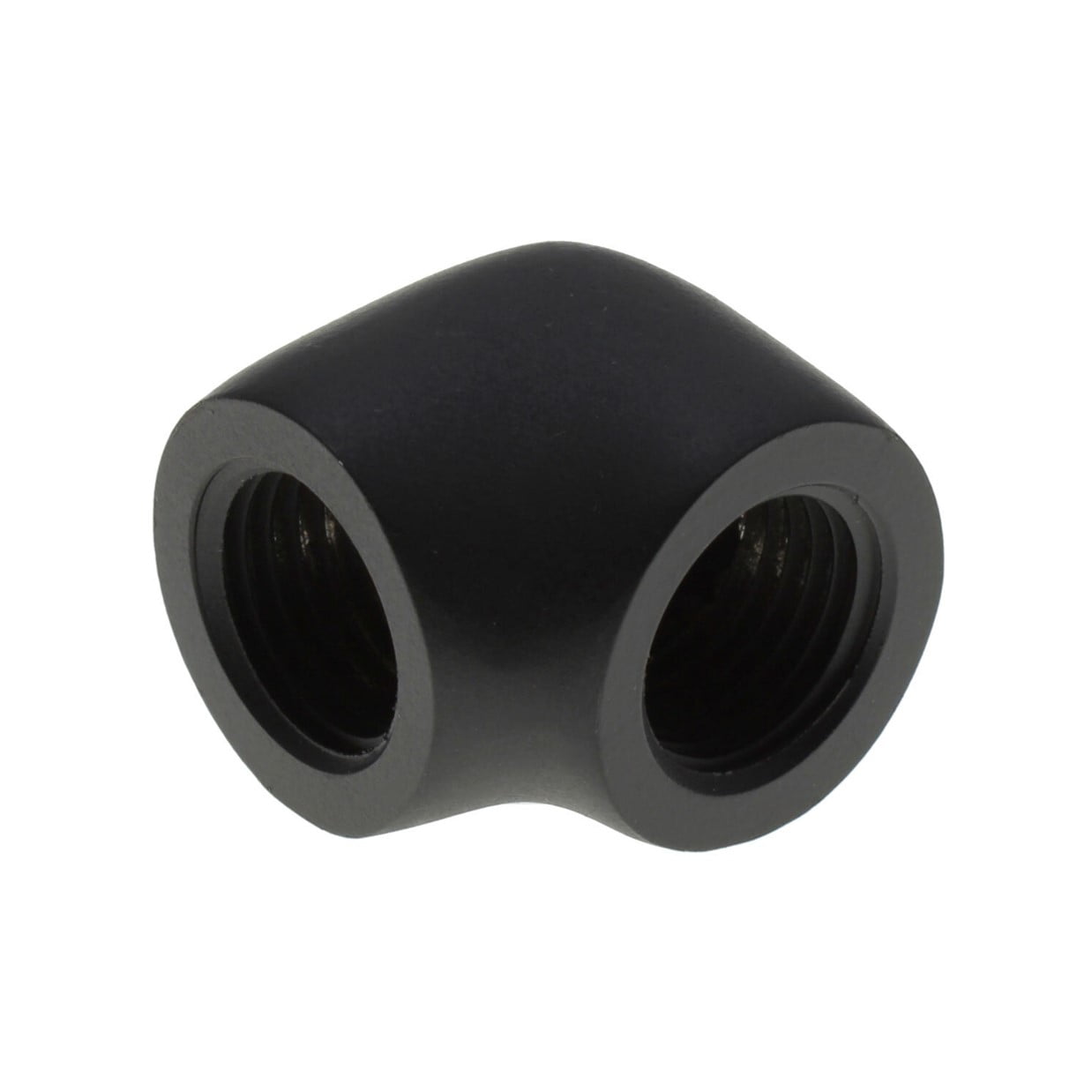 XSPC G1/4" Female to Female 90 Degree Elbow Fitting, Matte Black ...