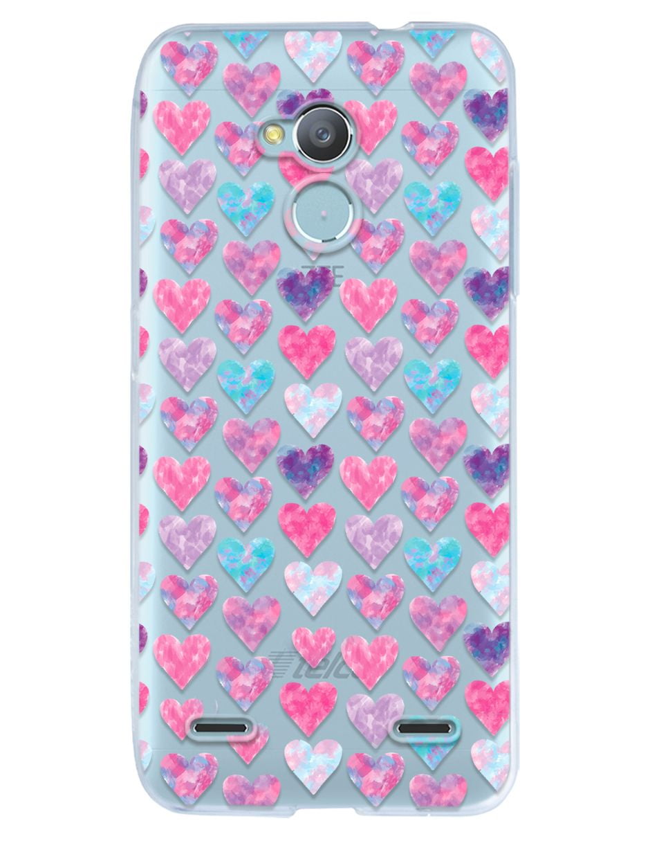 Funda para Blade V6 Plus Corazones Acuarela Uso Rudo InstaCase Protector Antigolpes | Walmart en ...
