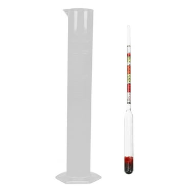 Fermentaholics Hydrometer Kit with Hydrometer, Plastic Test Jar Monitor ...